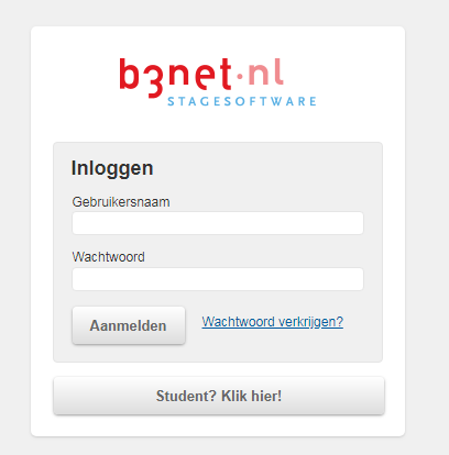 Inloggen B3net algemeen – B3net Kennisbank